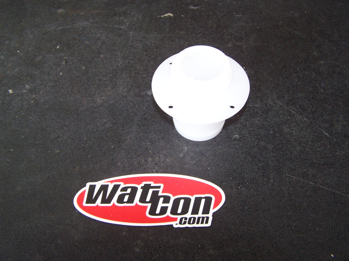 Fuel FIll Neck, OE White plastic Kawasaki 440, 550, 650, X2, 750sx, et ...